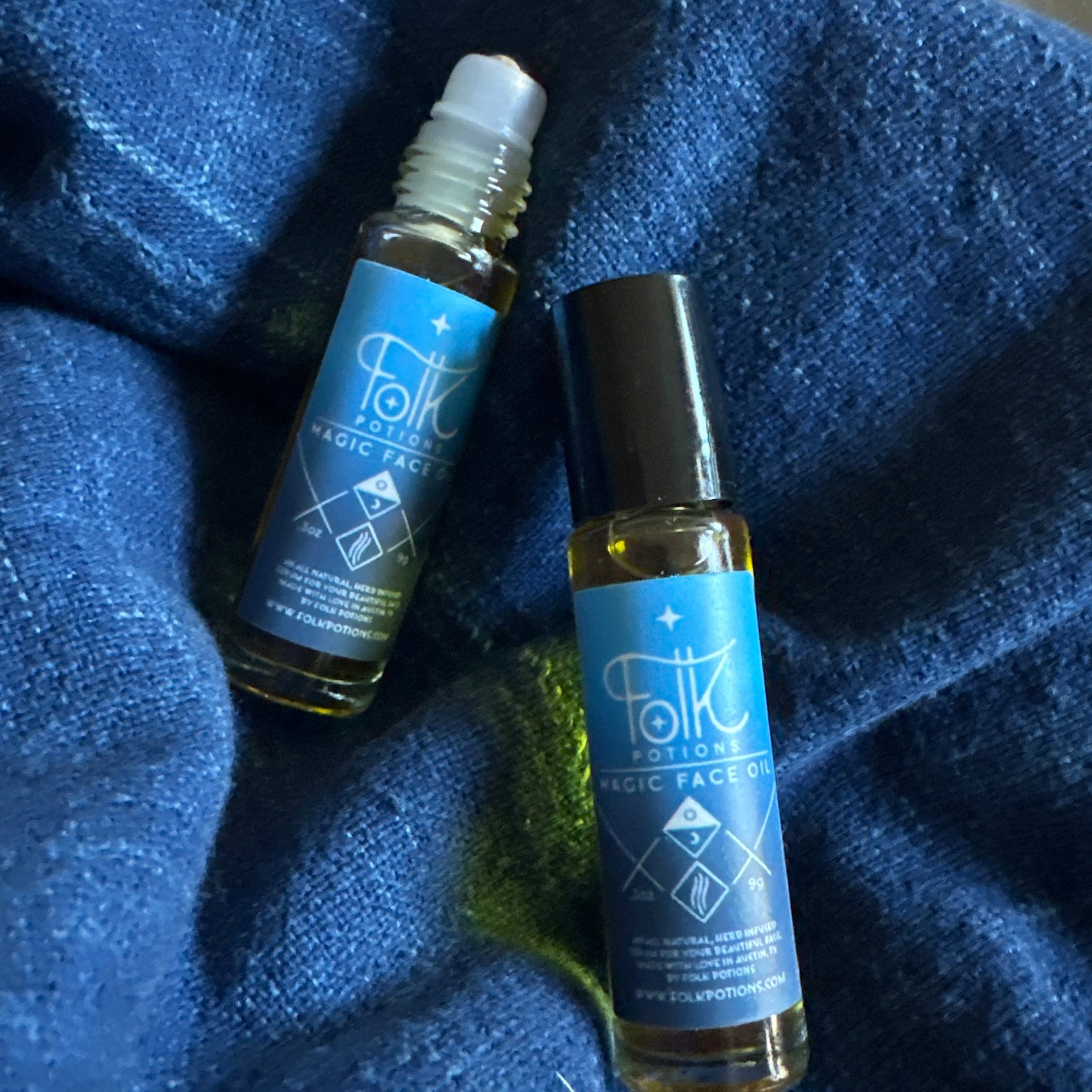 Magic Face Oil with Herbs and Essential Oils – Folk Potions